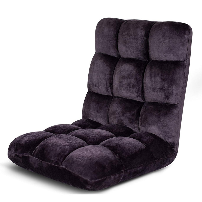 BirdRock Home Floor Game Chair Eggplant